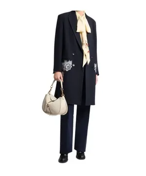 Etro Double Breasted Embroidered Coat