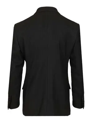 TOM FORD Double-breasted V-neck Jacket - Black