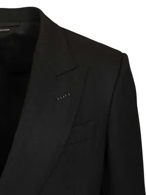 TOM FORD Double-breasted V-neck Jacket - Black