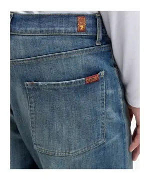 7 For All Mankind Straight-leg Jeans - Medium Blue