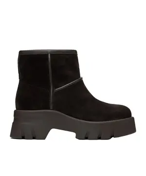 GIANVITO ROSSI Round Toe Suede Ankle Boots