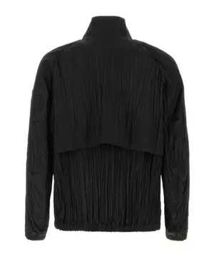 TATRAS Leros Crinkled Zip Jacket - Black