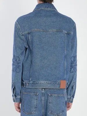 Loewe Anagram Buttoned Jacket - Blue