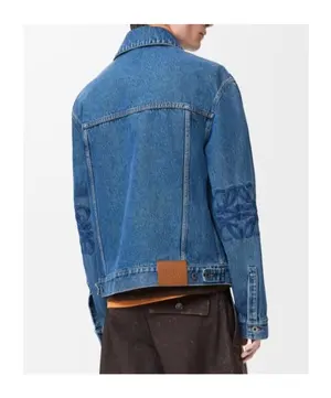 Loewe Anagram Buttoned Jacket - Blue