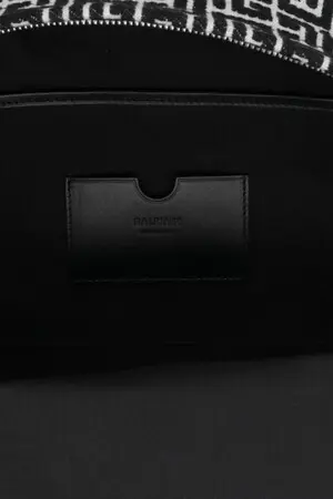 Balmain City Monogram Jacquard Backpack