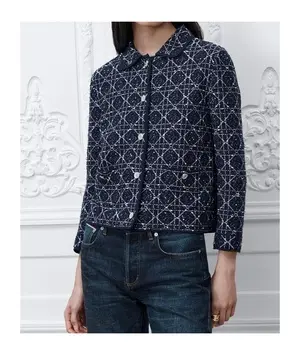 Dior Macrocannage Jacket With Cd Signature Buttons