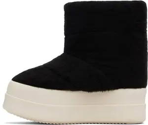 Rick Owens Fleece Mega Bumper Lunar Boots - Black