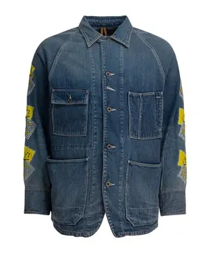 Kapital Embroidered Patch-pocket Denim Jacket
