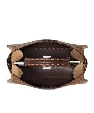 Fendi Peekaboo Iseeu Small Tote Bag - Brown