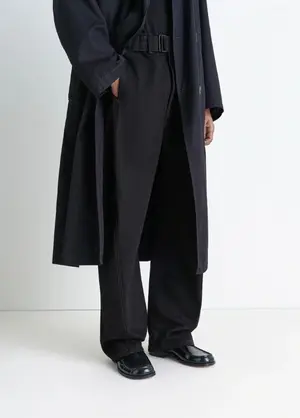 LEMAIRE Glossed Square-toe Loafers