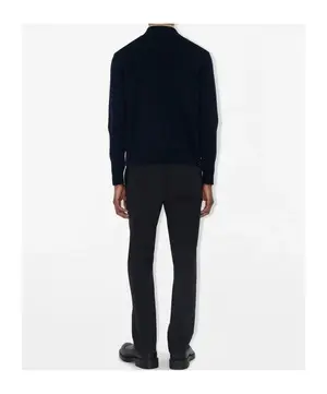 Burberry Quilted Nylon And Wool Jacket With Knight Motif
