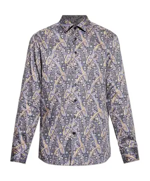 Etro Maxi Flower Paisley Shirt