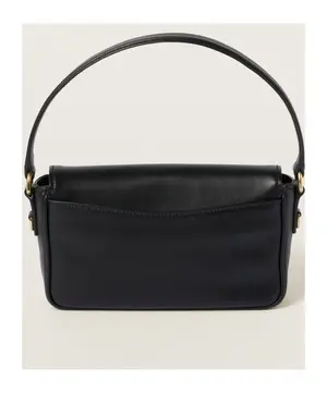 Miu Miu Penny Leather Bag - Black