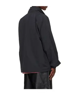 Vetements Zip-up Logo Embroidered Jacket