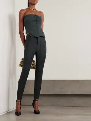 JEAN PAUL GAULTIER Wool Blend Stirrup Leggings