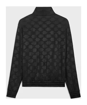 Celine Triomphe Jersey Track Jacket - Black