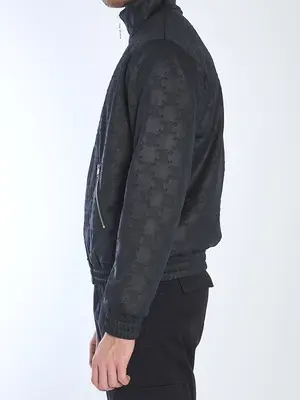 Celine Triomphe Jersey Track Jacket - Black