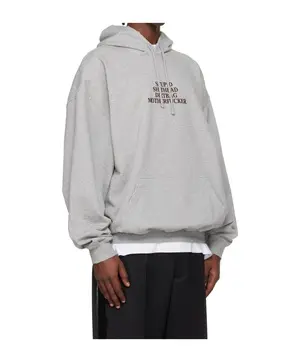 Vetements Mf Long-sleeved Hooded Sweatshirt