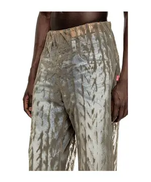 DIESEL® Cable-print Tulle Trousers