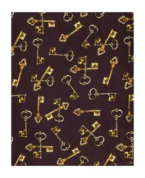 Dolce & Gabbana Silk Printed Silk Scarf - Black