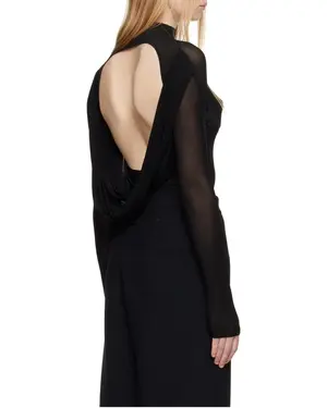 JEAN PAUL GAULTIER Covered Cup Ruched Top