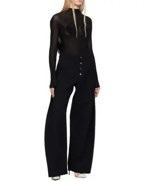 JEAN PAUL GAULTIER Covered Cup Ruched Top