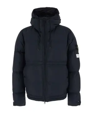 Stone Island Drawstring Hooded Puffer Jacket