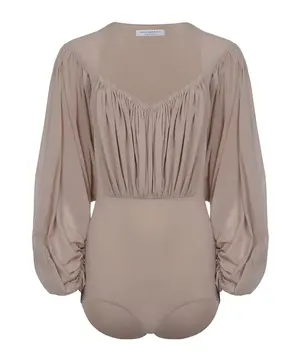 Philosophy Di Lorenzo Serafini Long-sleeved Jumpsuit - Nude