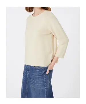 Max Mara Relaxed Fit Knitted Jumper - Ivory