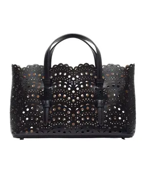 Alaïa Vienne Perforated Open Top Handbag