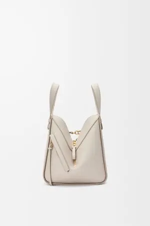 Loewe Compact Hammock Bag In Soft Grained Calfskin - Ghost Of Light