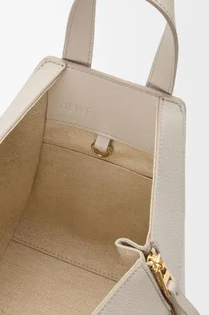 Loewe Compact Hammock Bag In Soft Grained Calfskin - Ghost Of Light