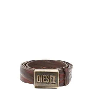 DIESEL® B-metal Belt - Brown