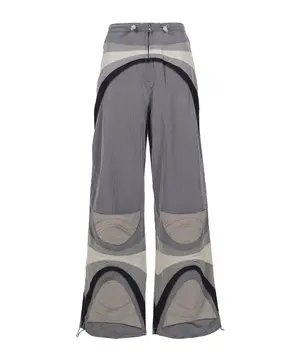 ERL Printed Wide-leg Trousers - Gray