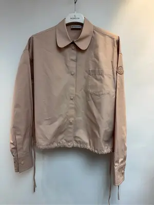 Moncler Poplin Drawstring Hem Shirt