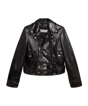 Women's Off-Center Zip Leather Jackets