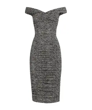 Dolce & Gabbana Sleeveless Draped Fitted Dress