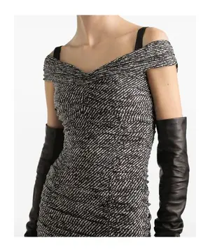 Dolce & Gabbana Sleeveless Draped Fitted Dress