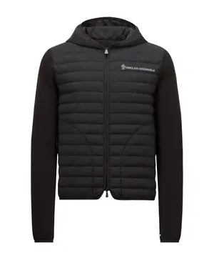 Moncler Padded Hooded Jacket - Black