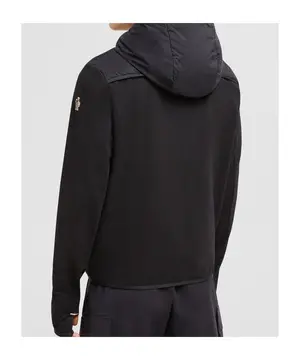 Moncler Padded Hooded Jacket - Black