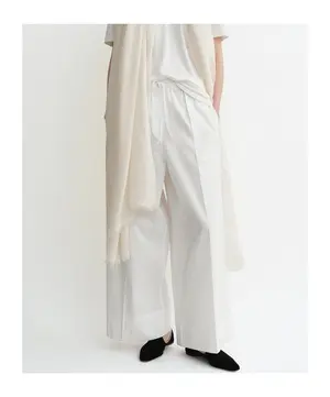 TOTEME Drawstring Waist Trousers - White