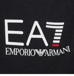 EA7 Vertical Collar Logo Tracksuit - Black