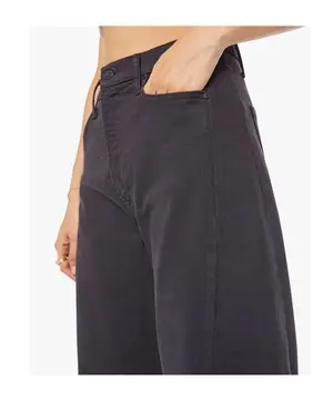 MOTHER Jeans With Belt Loops And Wide Leg