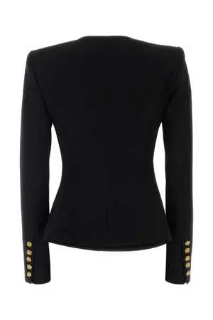 Balmain Peplum Hem Single-breasted Jacket