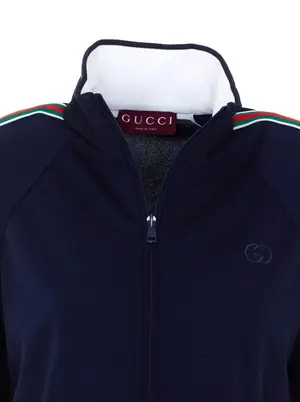 Gucci Zip-up Sweatshirt With Collared Neckline - No