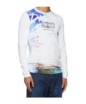 DIESEL® Long Sleeved Crewneck T-shirt