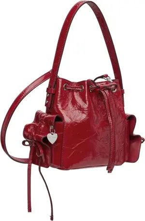 Acne Studios Multi-pocket Shoulder Bag - Red