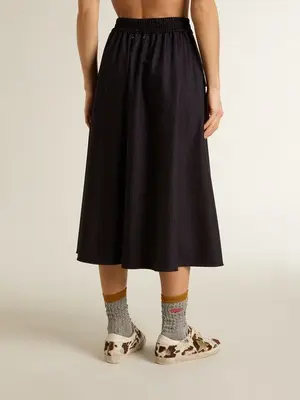 GOLDEN GOOSE Pleated Midi Skirt