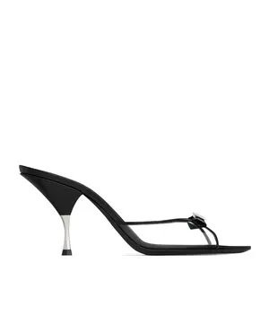 Saint Laurent Jerry Logo Embellished Mules