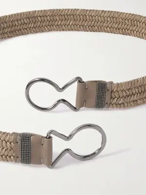 Brunello Cucinelli Braided Woven Belt
